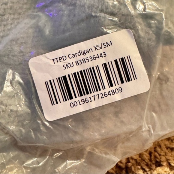 Taylor Swift | Sweaters | Nwt Official Taylor Swift Ttpd Cardigan ...